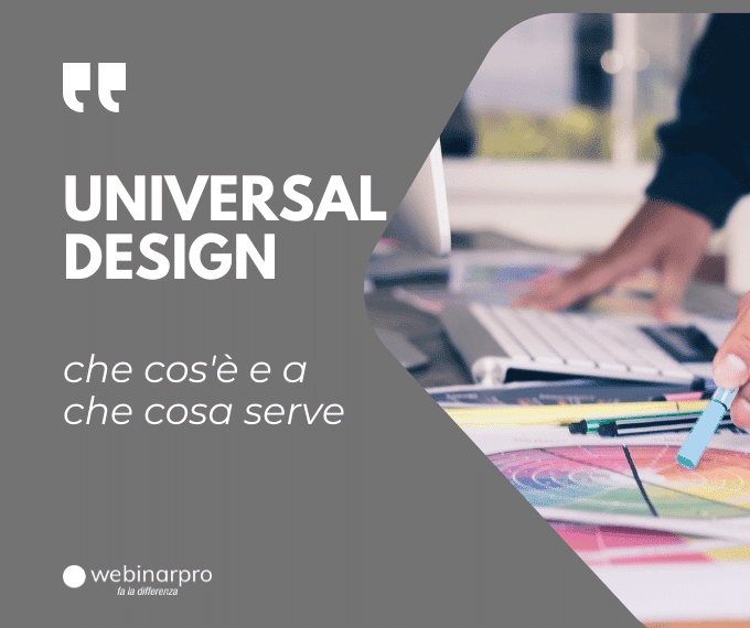 Universal Design per la formazione Universal Design per la formazione